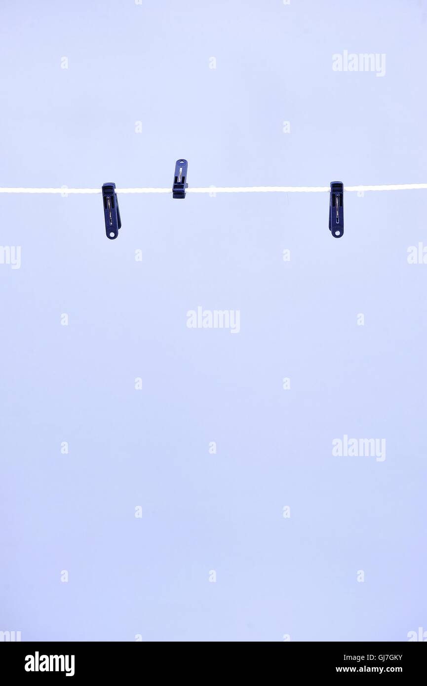 A studio photo of a clothes line Stock Photo - Alamy