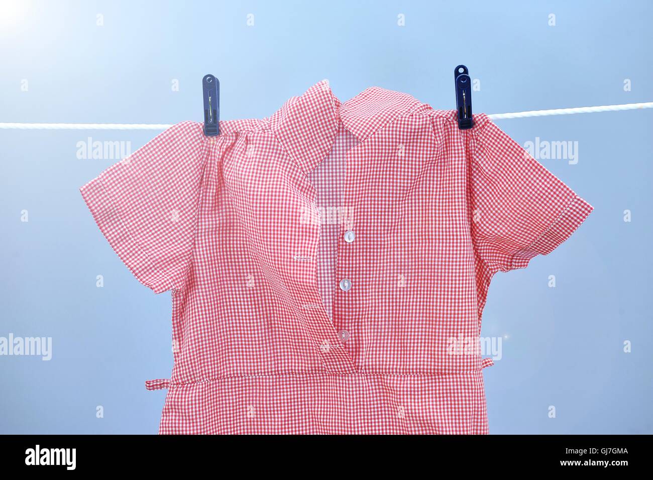 A studio photo of a clothes line Stock Photo - Alamy