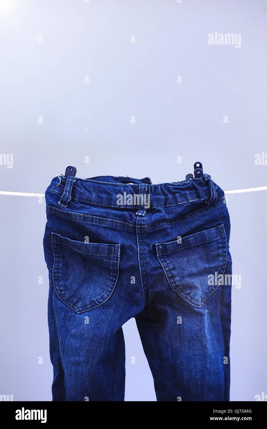 A studio photo of a clothes line Stock Photo - Alamy