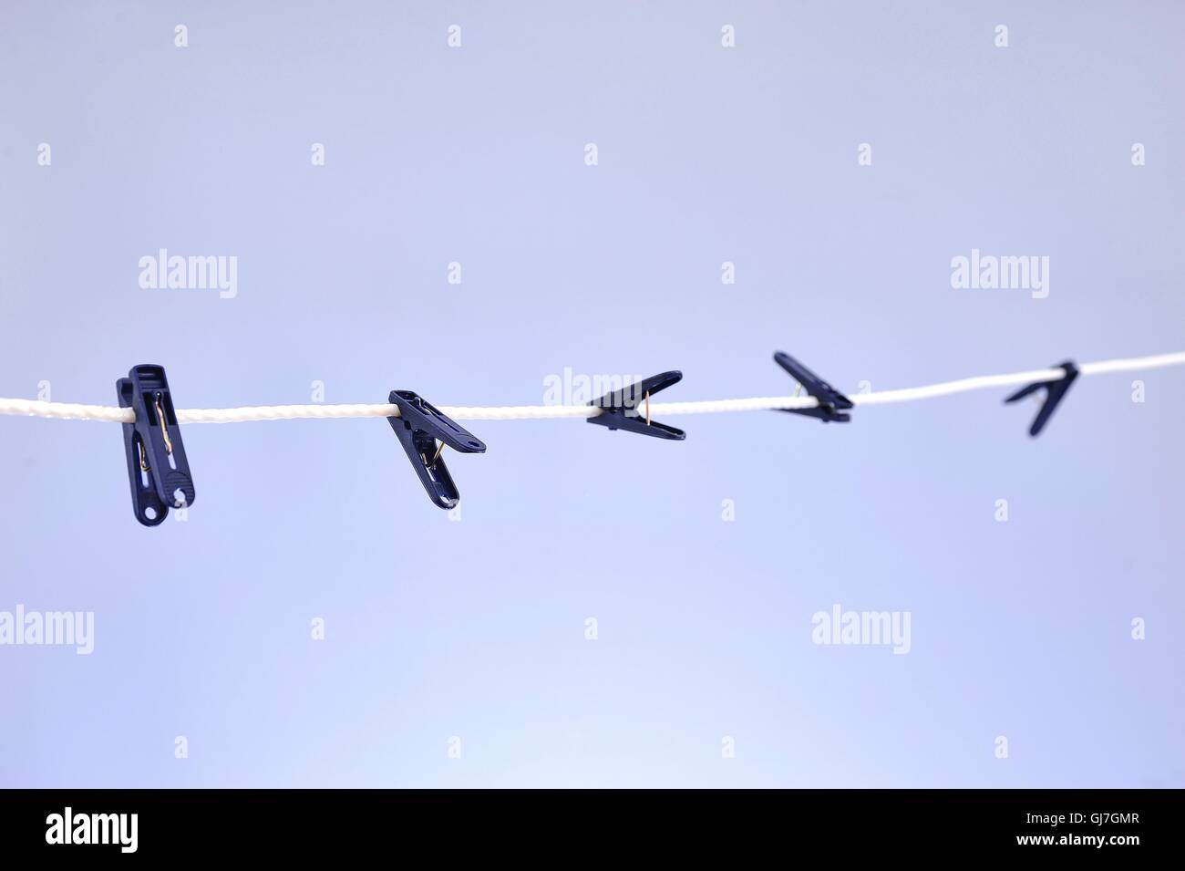 A studio photo of a clothes line Stock Photo - Alamy