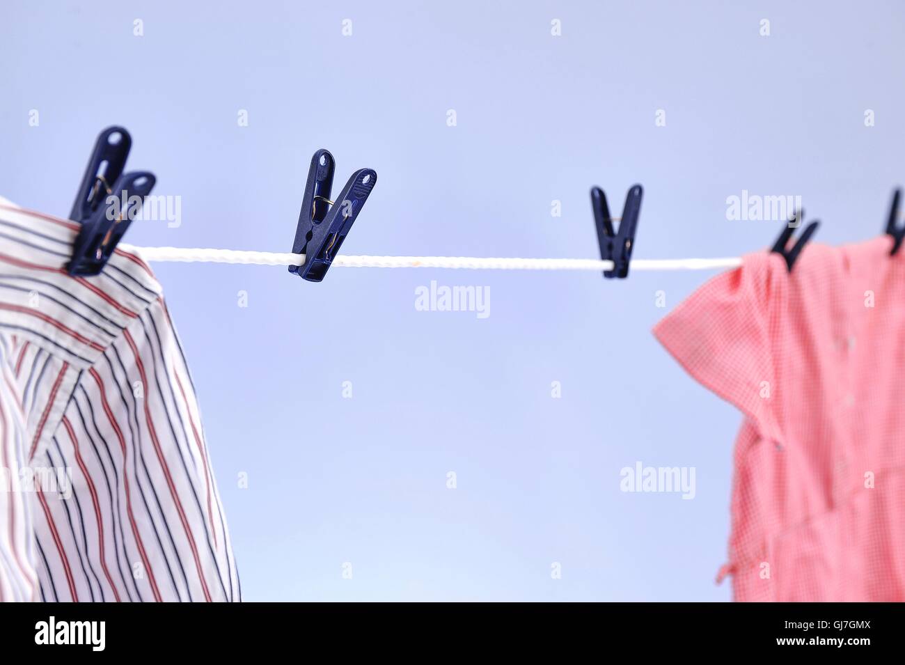 A studio photo of a clothes line Stock Photo - Alamy