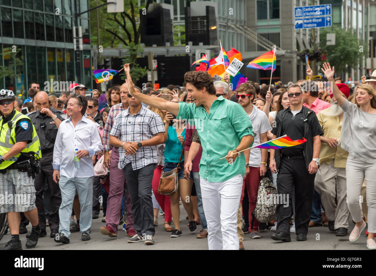 Canada justin trudeau pride parade hi-res stock photography and images ...