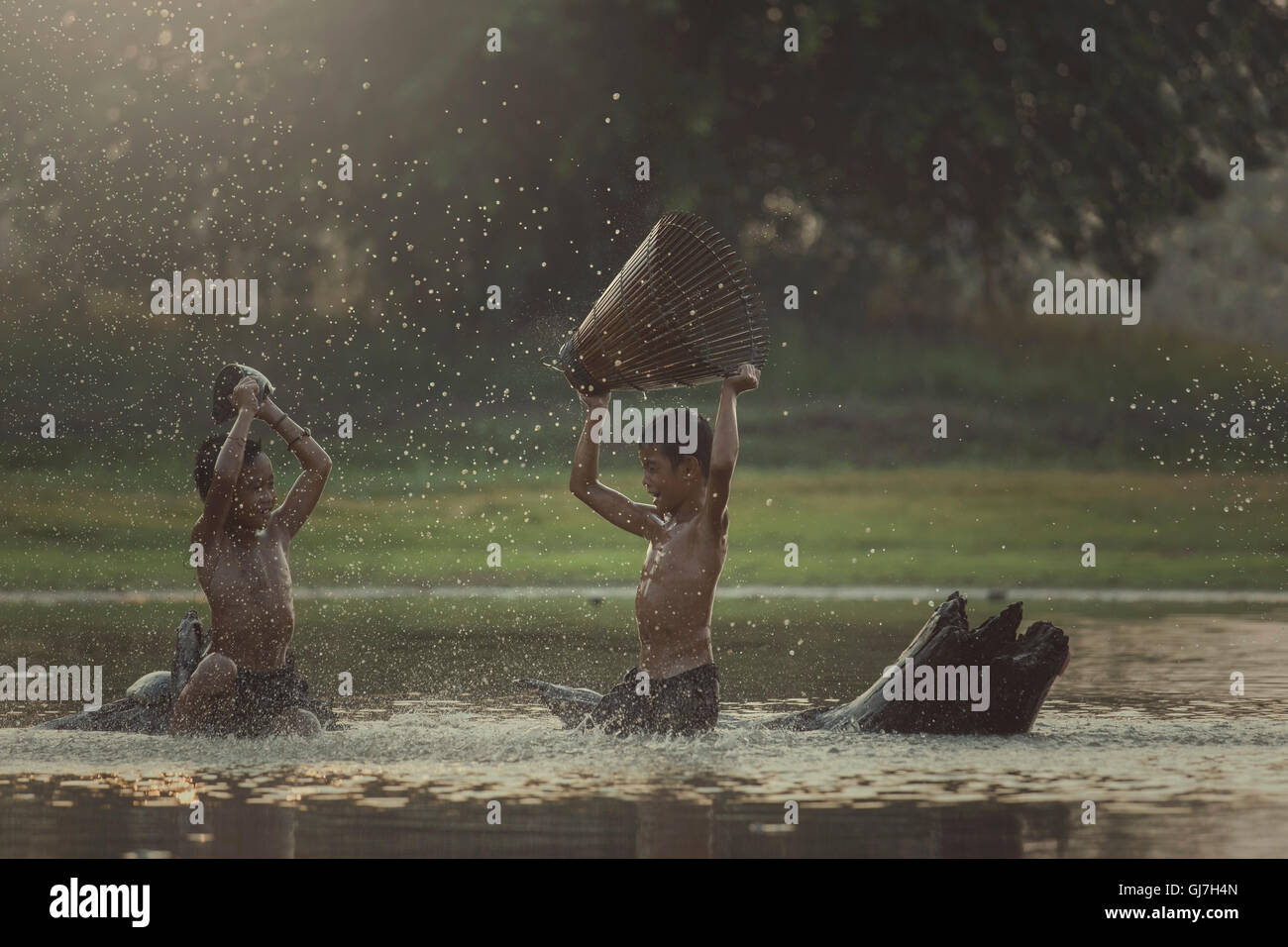 Life of people asian Happiness time Stock Photo - Alamy