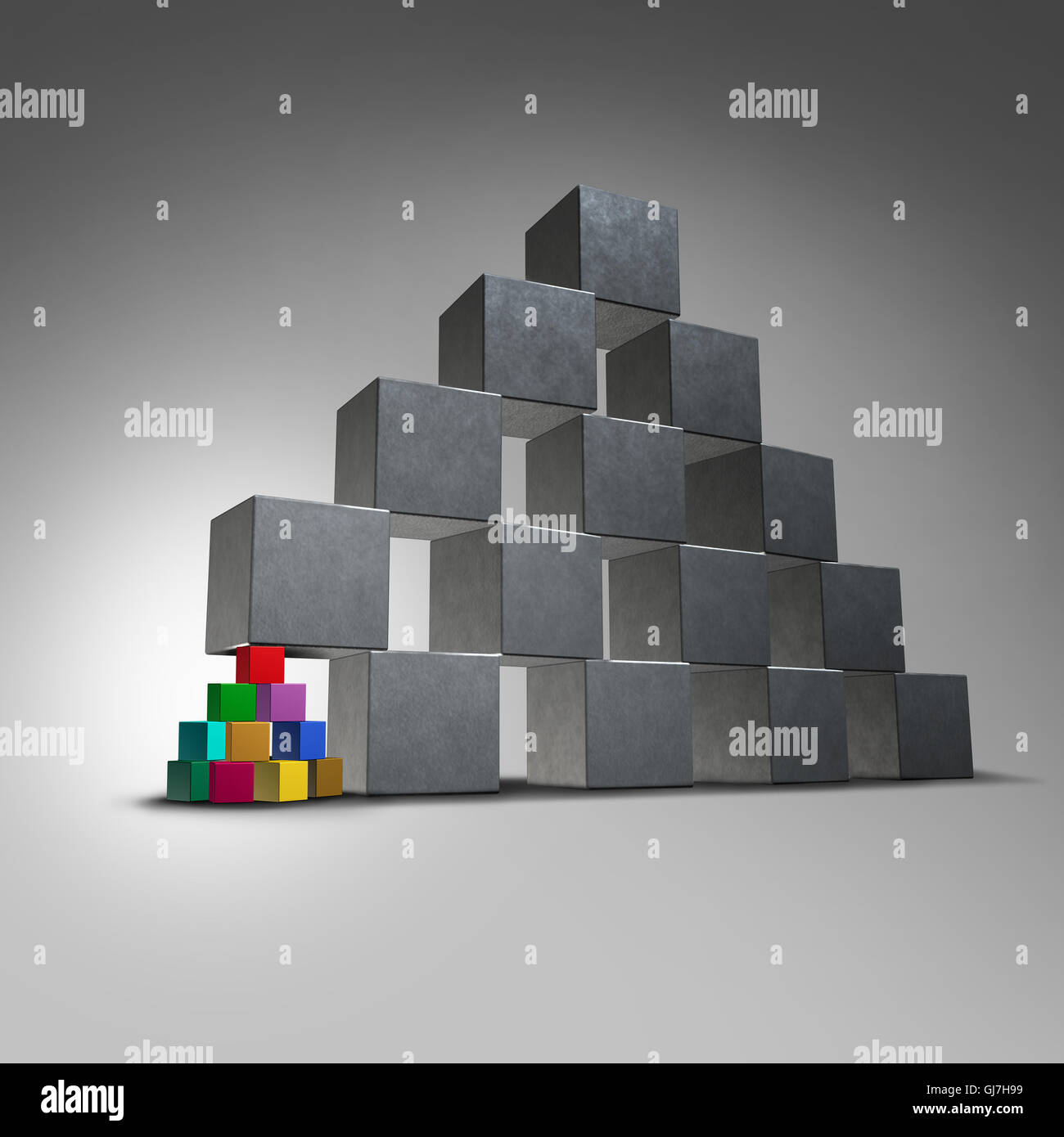 Group pyramid hi-res stock photography and images - Alamy