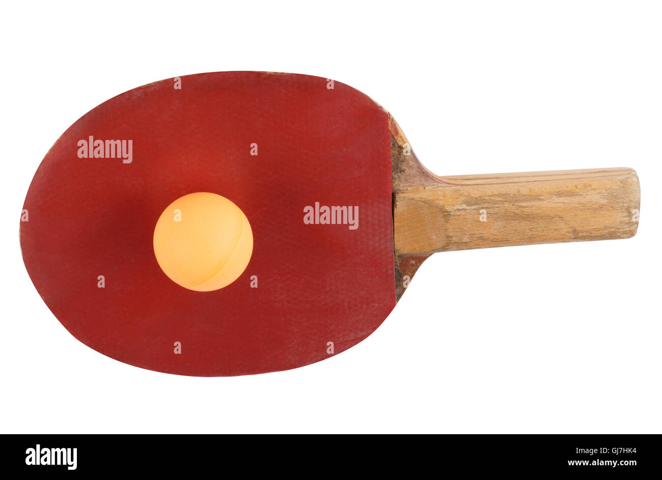 table tennis bat isolated Stock Photo - Alamy