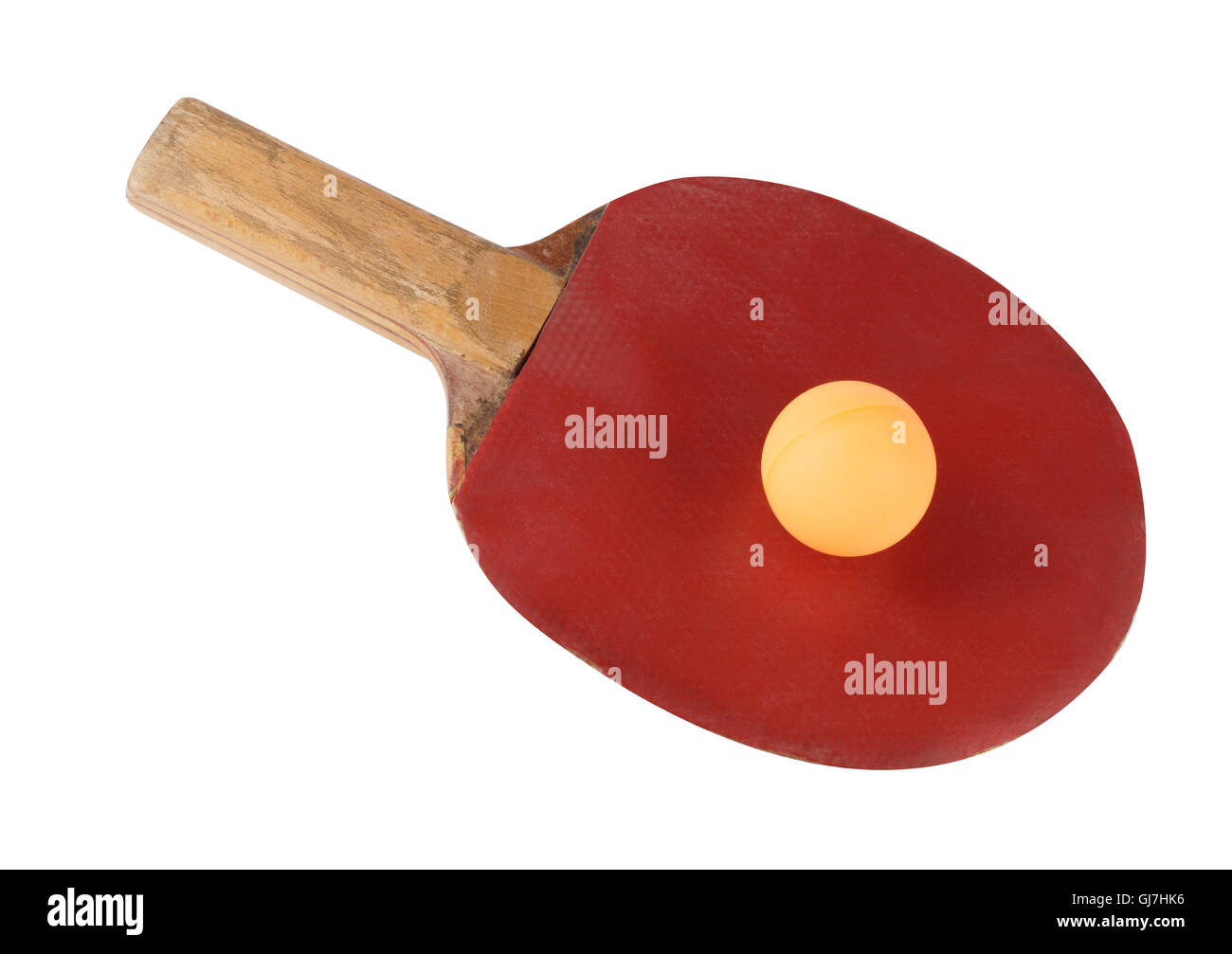 table tennis bat isolated Stock Photo - Alamy
