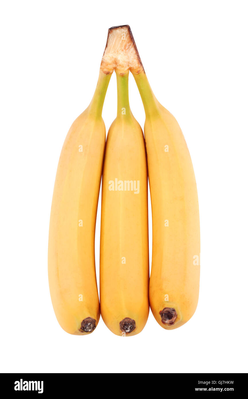 many yellow banana isolated Stock Photo - Alamy
