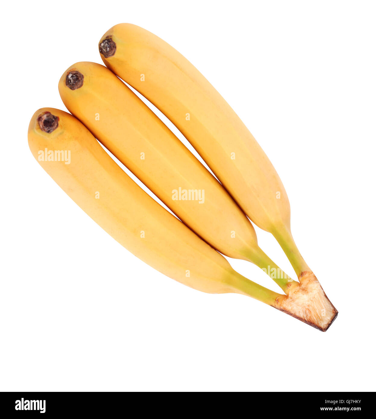 many yellow banana isolated Stock Photo - Alamy