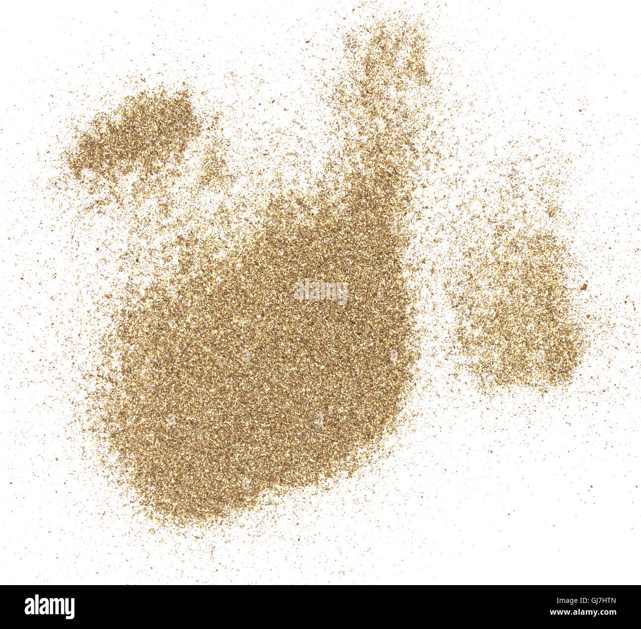 pile of sand isolated on white background Stock Photo - Alamy