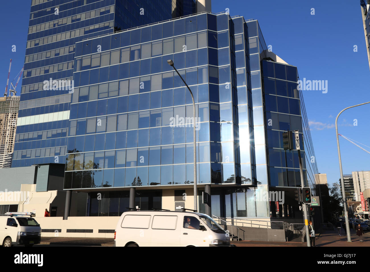 Parramatta Centrelink building on the corner of Macquarie Street and O ...