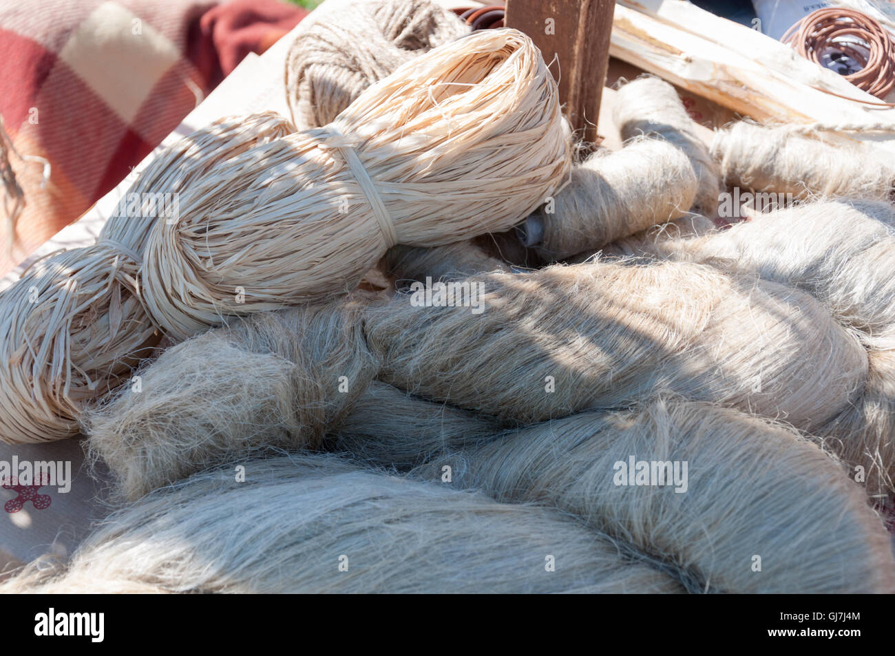 Flax linen hi-res stock photography and images - Alamy