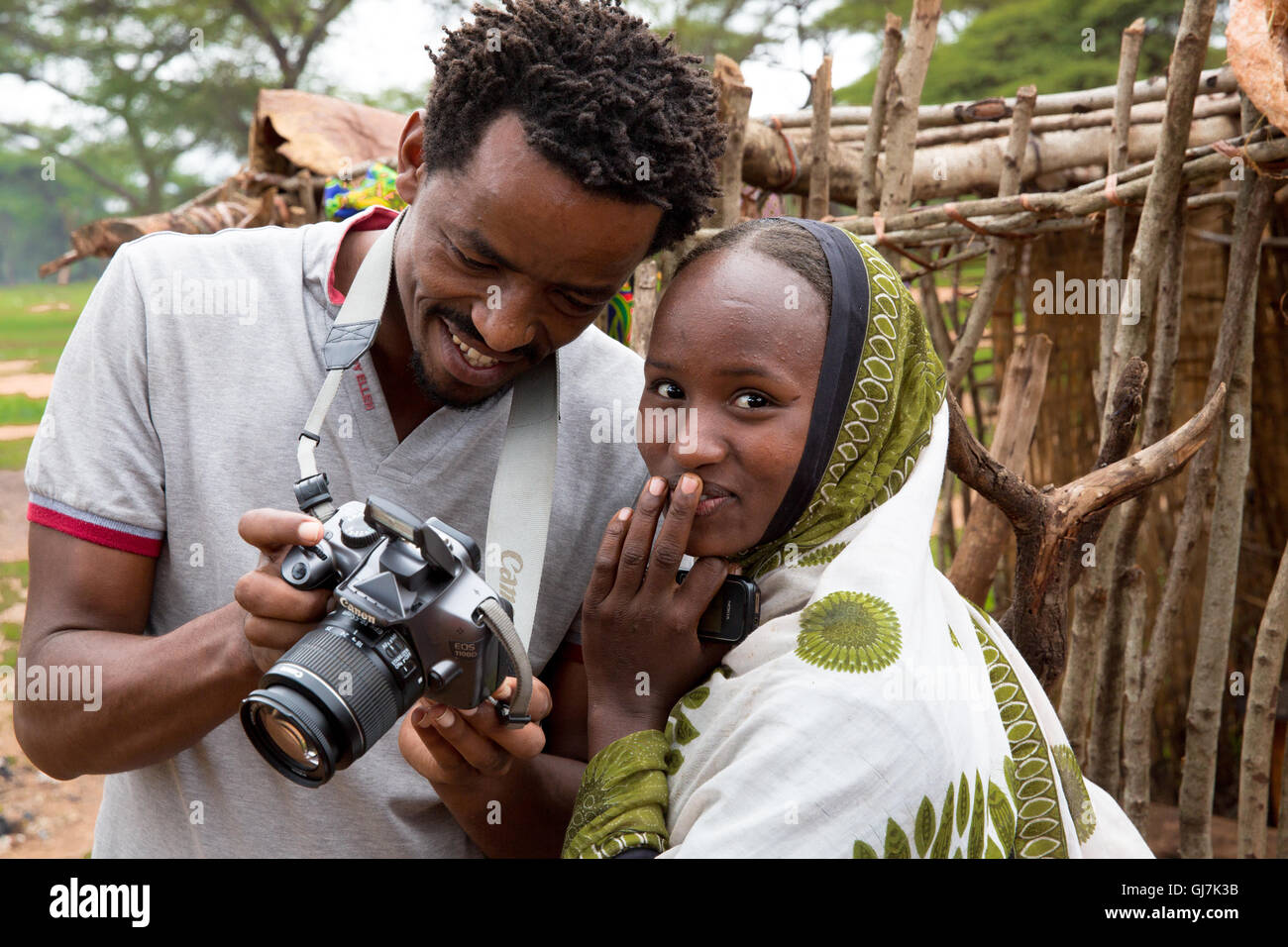 Woman from Borana tribe in Ethiopia Stock Photo - Alamy