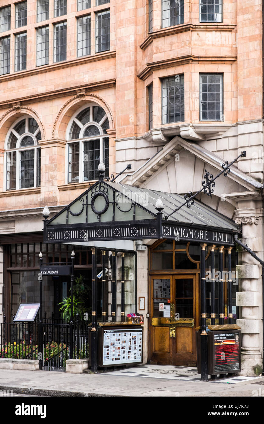 Wigmore Hall, Wigmore Street, London, England, U.K Stock Photo - Alamy