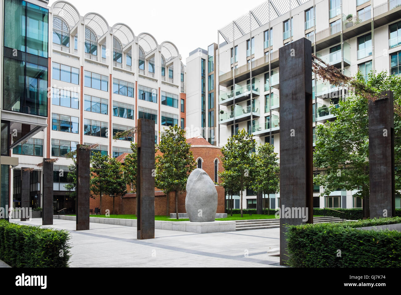 Pearson Square, Fitzrovia, London, England, U.K Stock Photo - Alamy