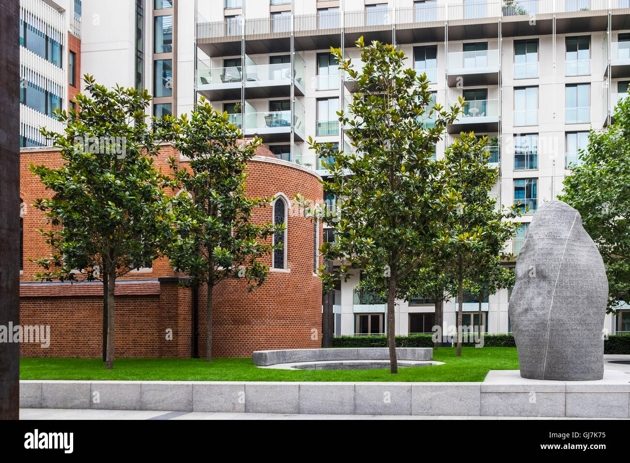 Pearson Square, Fitzrovia, London, England, U.K Stock Photo - Alamy