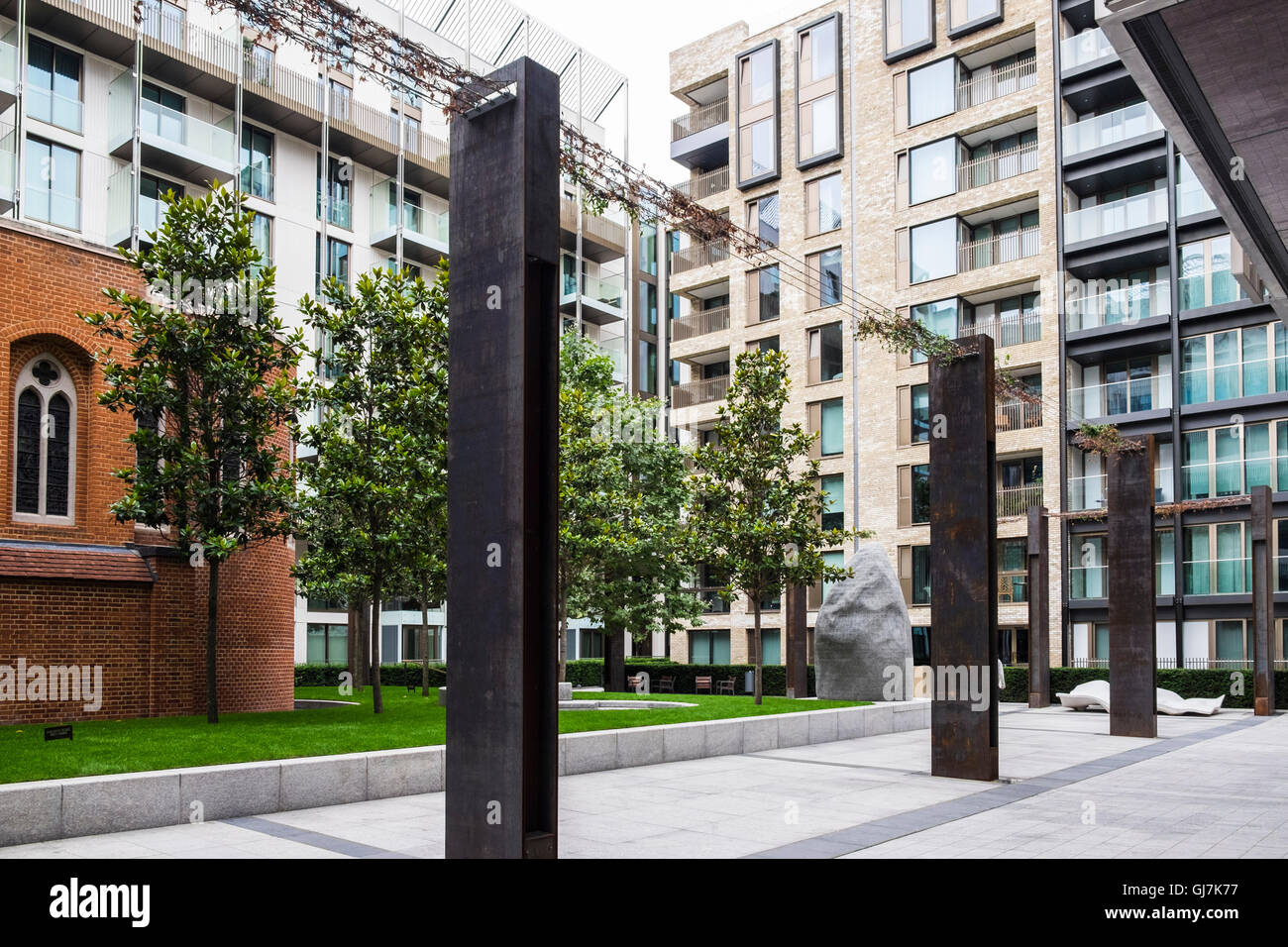 Pearson Square, Fitzrovia, London, England, U.K Stock Photo - Alamy
