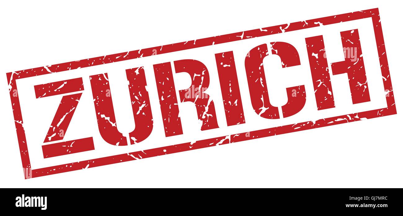 Zurich red square stamp Stock Vector Image & Art - Alamy