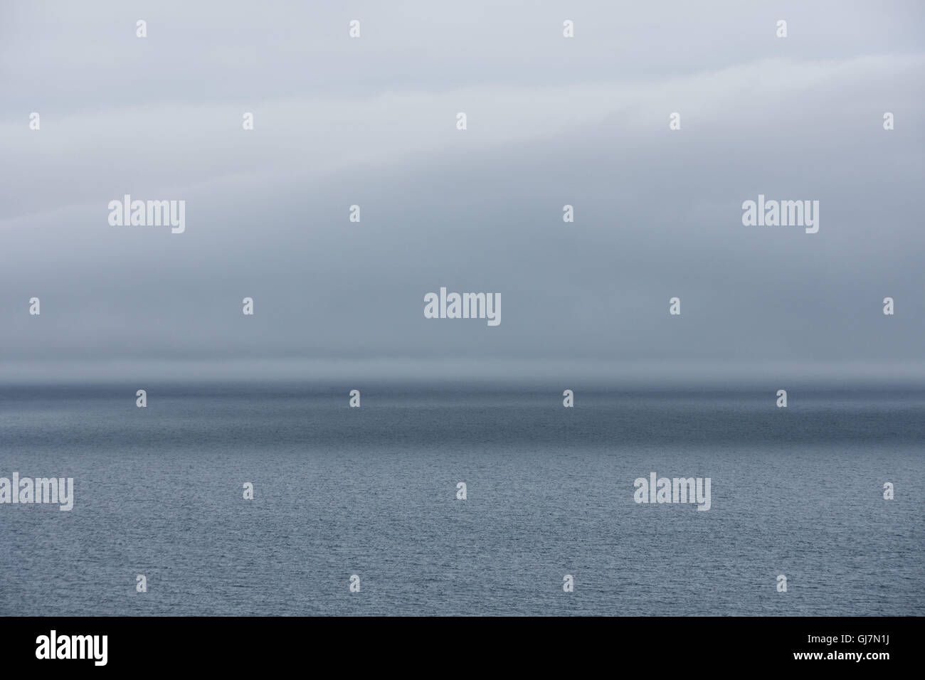 Ocean, rainy weather Stock Photo - Alamy