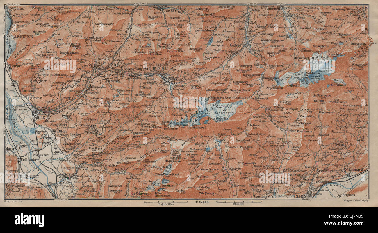 Leysin 1920 hi-res stock photography and images - Alamy