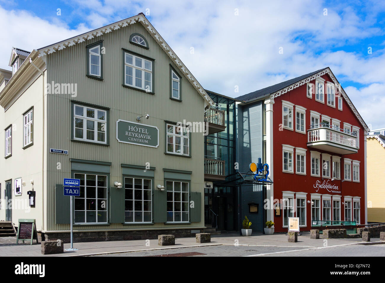 Reykjavik, historical city centre Stock Photo - Alamy
