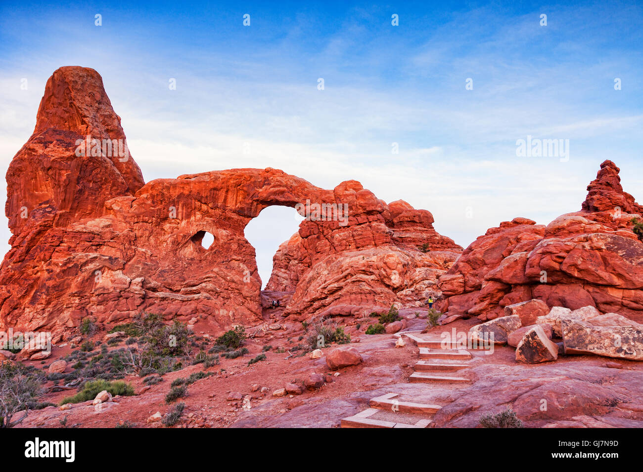 Turret Arch, Arches National Park, Utah, USA Stock Photo - Alamy
