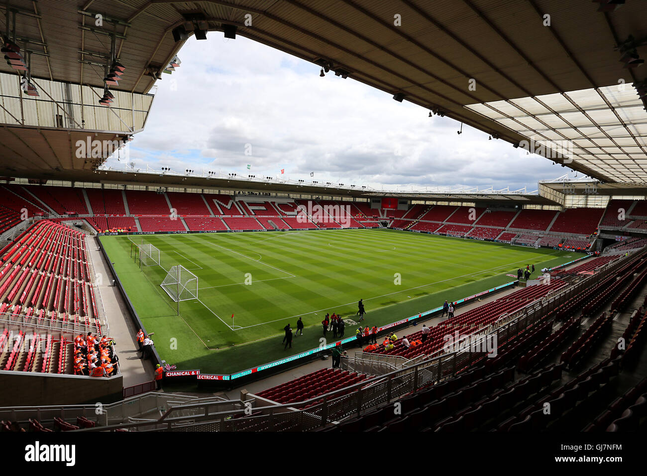 General view of the pitch prior to the Premier League match at the ...