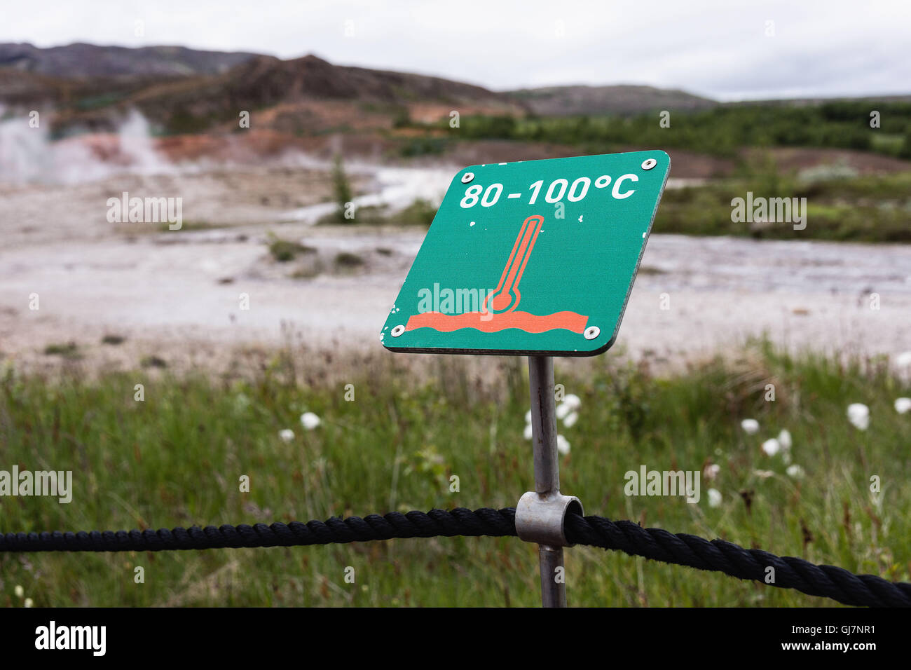 Iceland, Geothermal field, geyser Stock Photo - Alamy