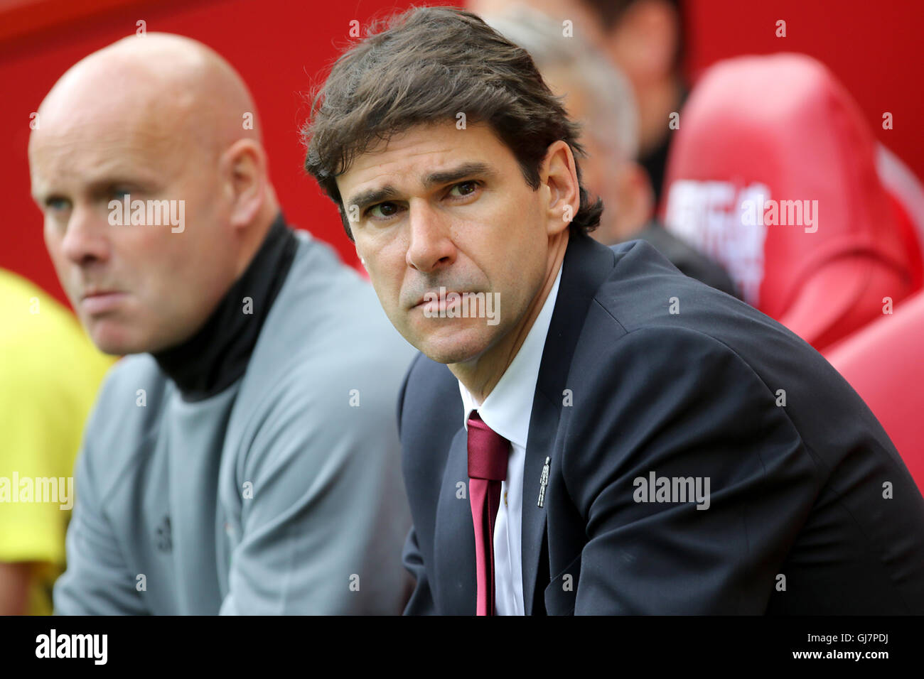Middlesbrough Manager Aitor Karanka during the Premier League match at ...