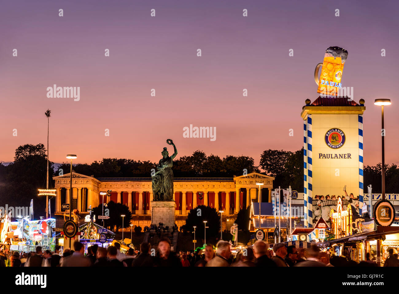 Germany, Bavaria, Upper Bavaria, Munich, Theresienwiese, Oktoberfest ...