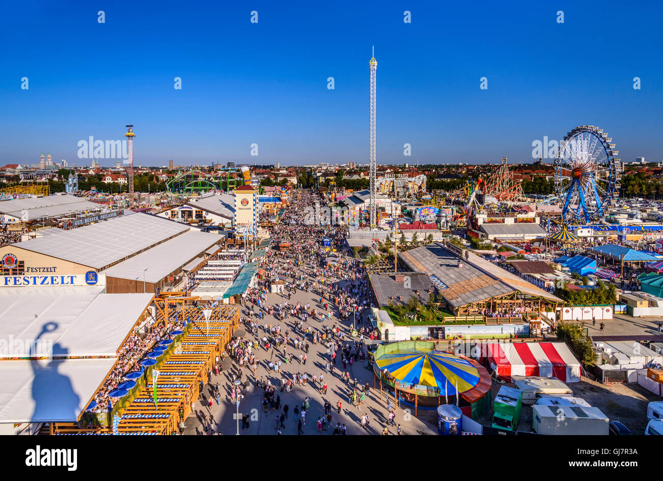 Germany, Bavaria, Upper Bavaria, Munich, Theresienwiese, Oktoberfest ...