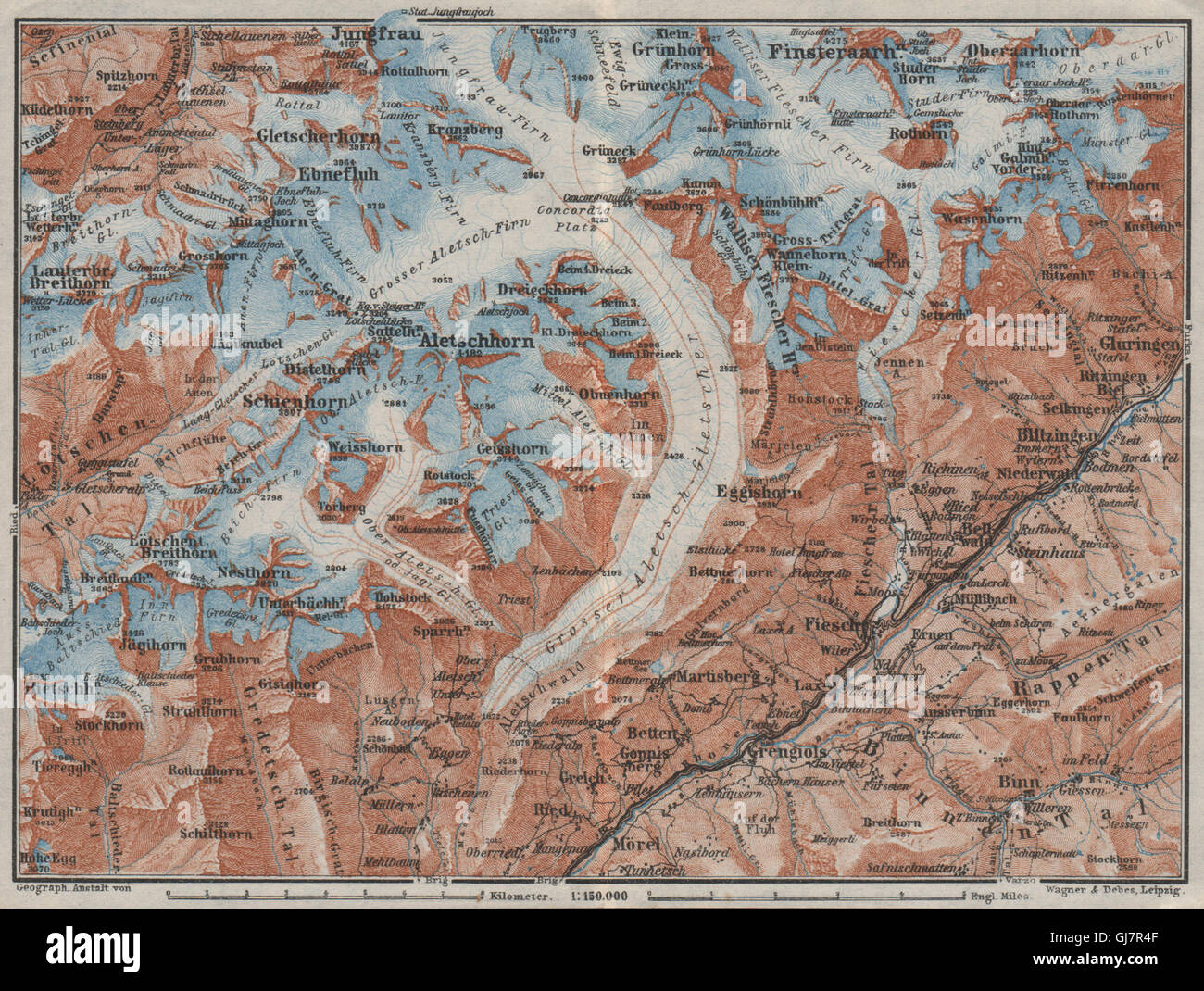 Jungfrau map hi-res stock photography and images - Alamy