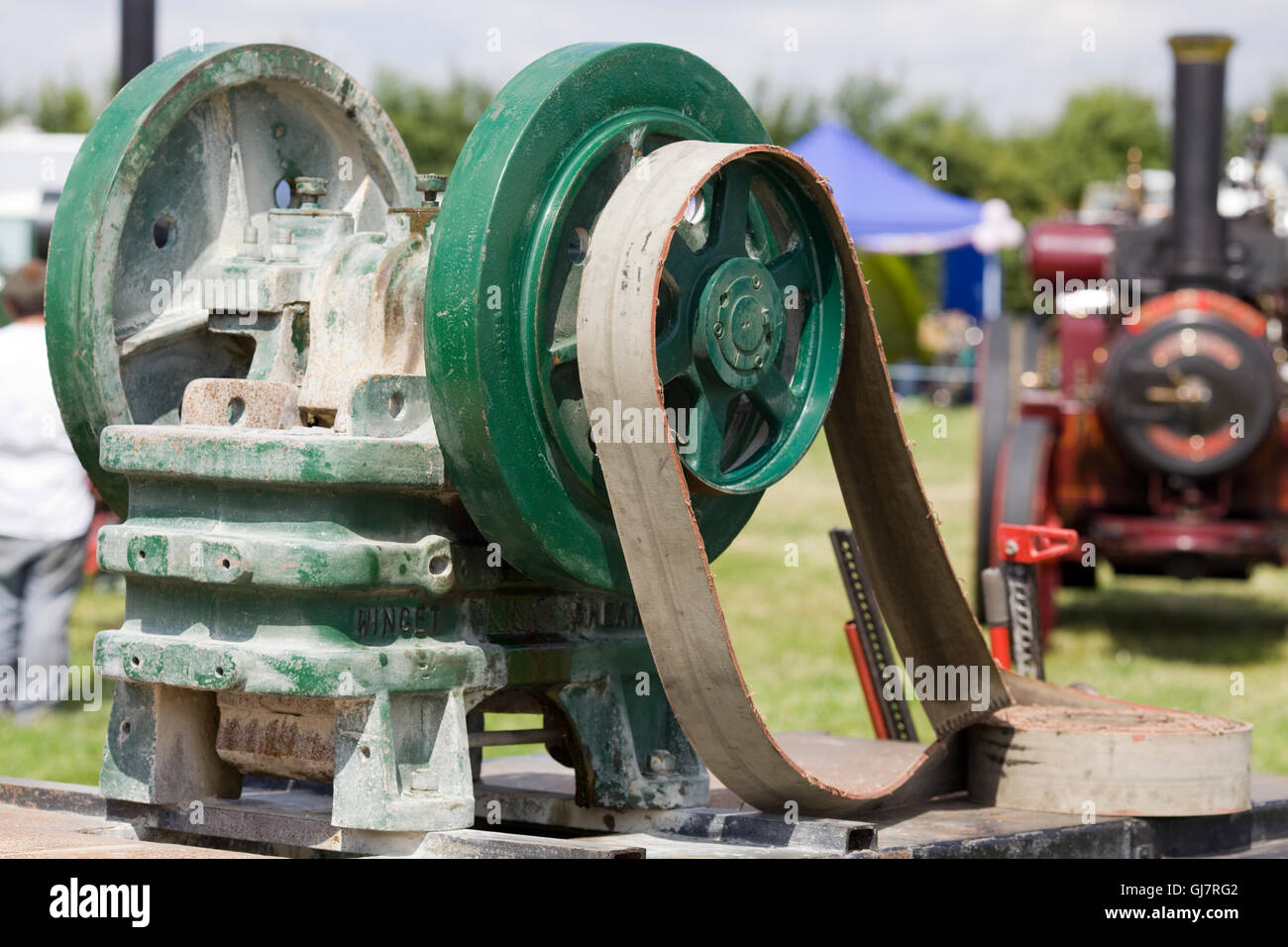 winget stonebreaker machinery display Stock Photo - Alamy
