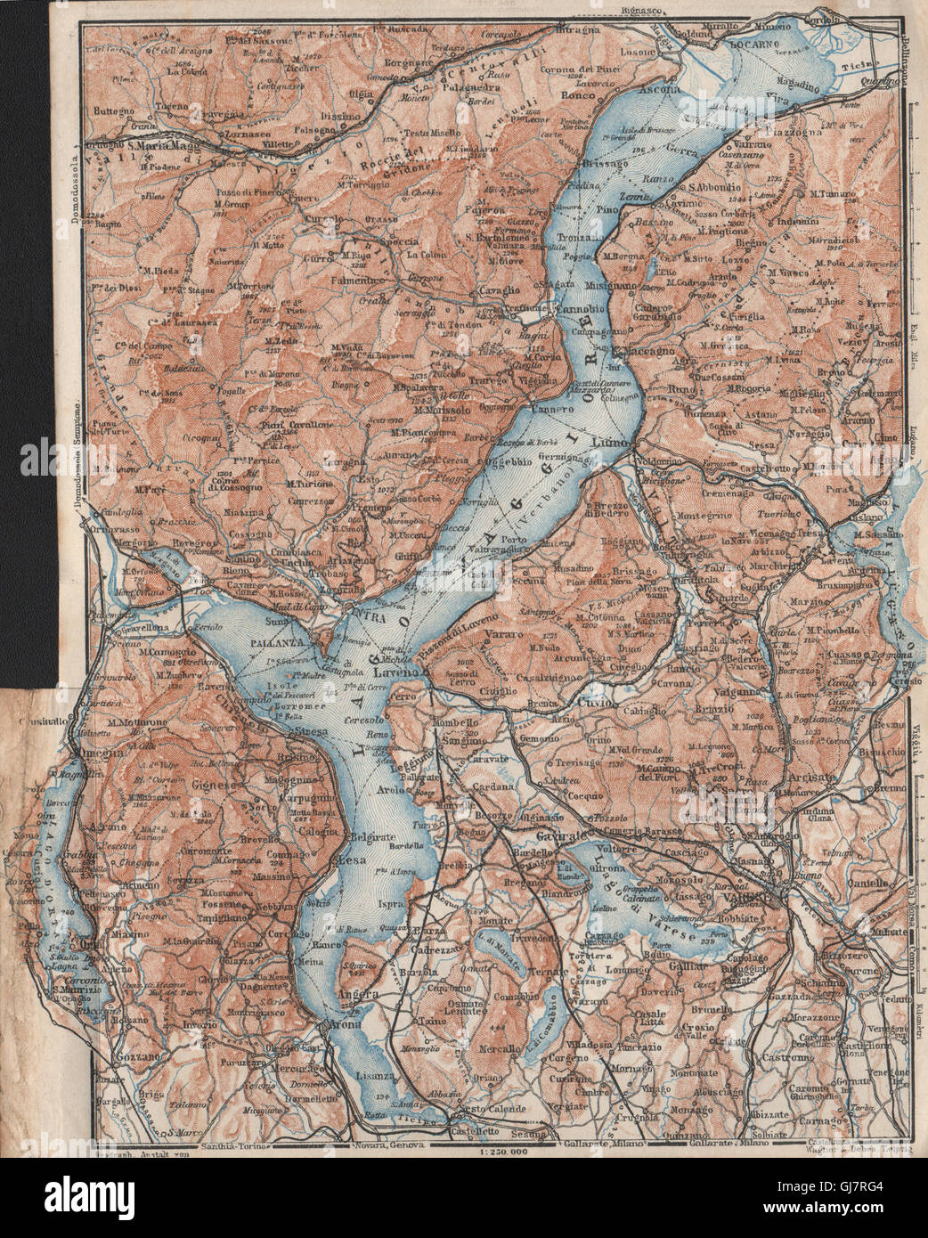 Map of varese hi-res stock photography and images - Alamy