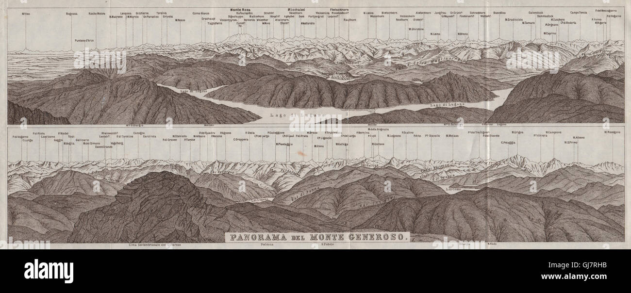 Varese map hi-res stock photography and images - Alamy