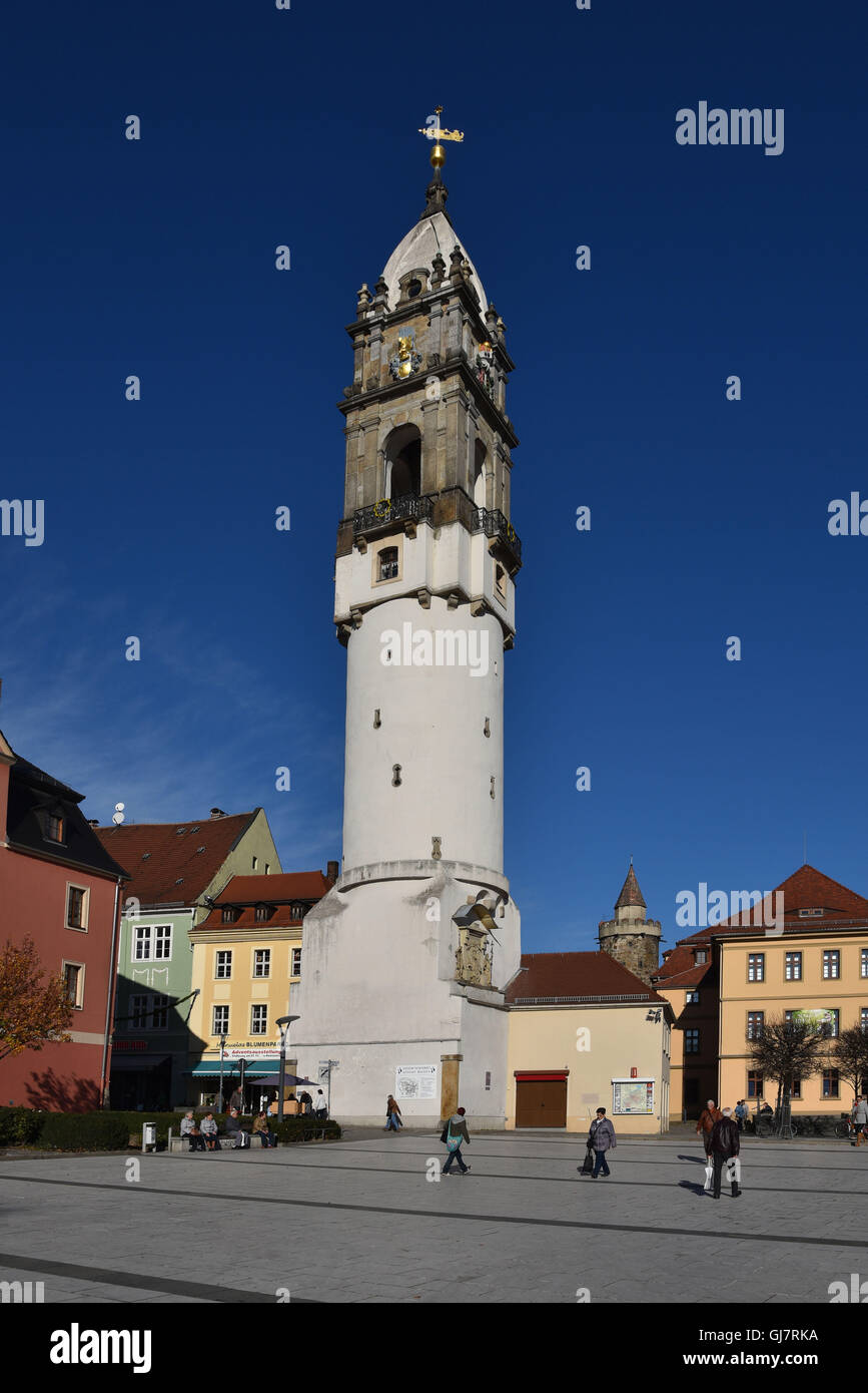 Germany, Saxony, east Saxony, Bautzen, Budysin, 'Reichenturm' (tower ...