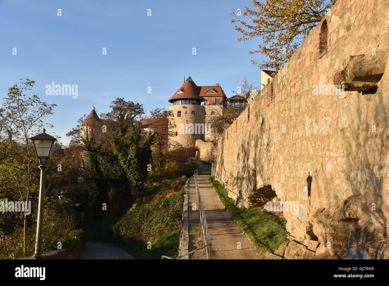 Germany, Saxony, east Saxony, Bautzen, Budysin, 'Mühlbastei' Stock ...