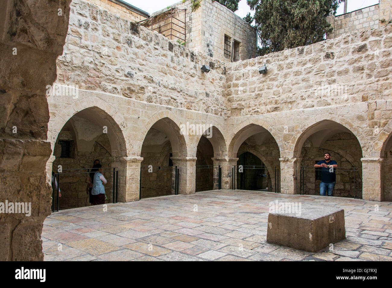 Israel, Jerusalem, old town, Mount Zion, Dormitio Abbey, inner ...