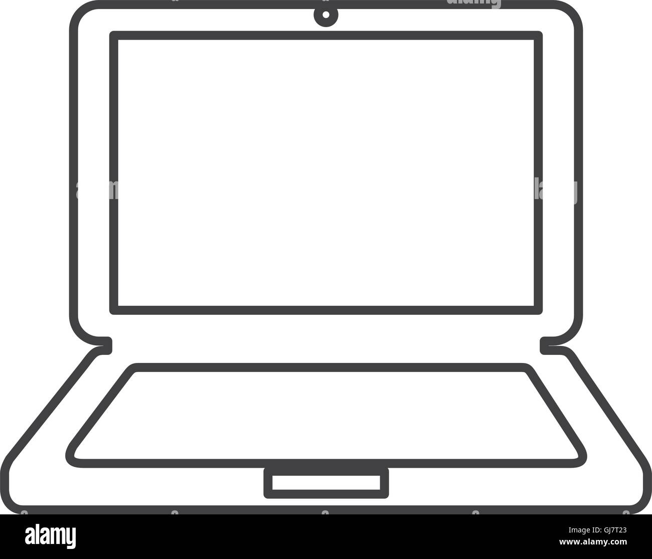 laptop computer portable icon Stock Vector Image & Art - Alamy