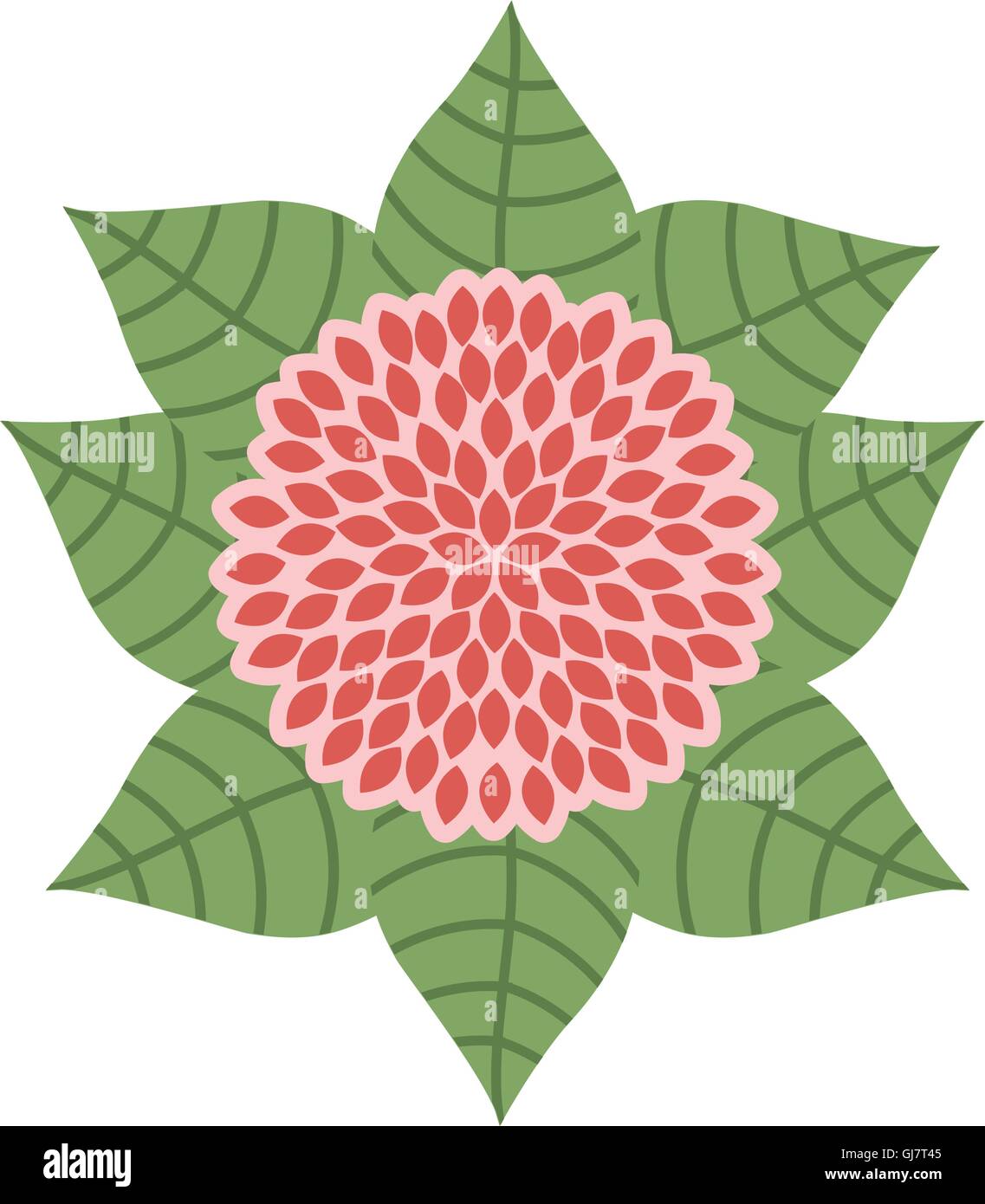 flower floral nature icon Stock Vector Image & Art - Alamy