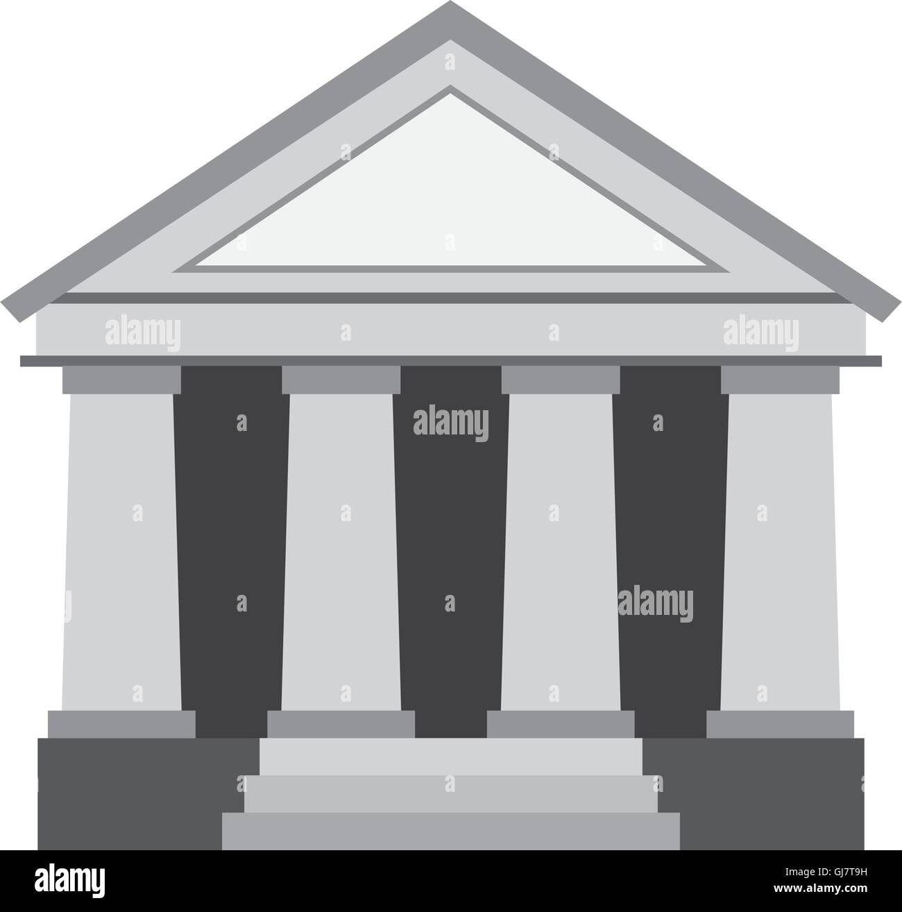 justice building isolated icon Stock Vector Image & Art - Alamy