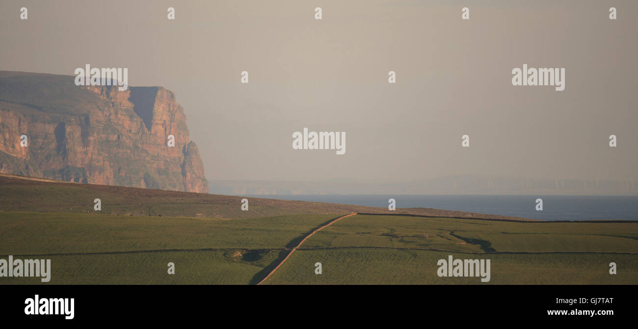 Hoy cliffs and Caithness coast Stock Photo - Alamy
