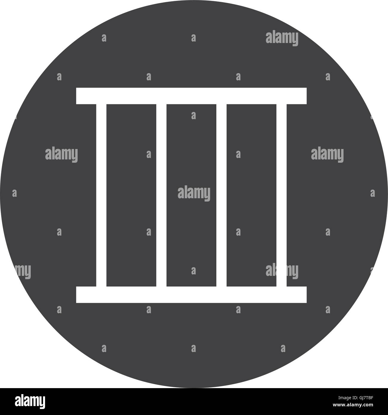 jail gate isolated icon Stock Vector Image & Art - Alamy
