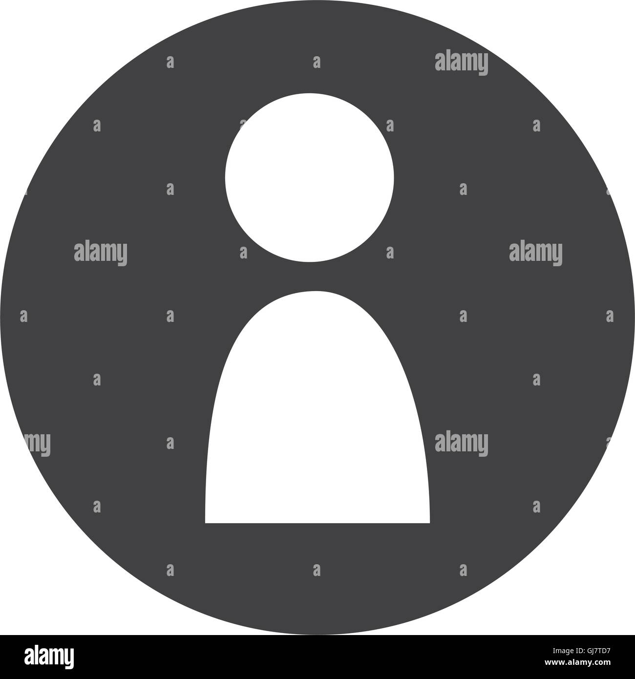 user silhouette isolated icon Stock Vector Image & Art - Alamy