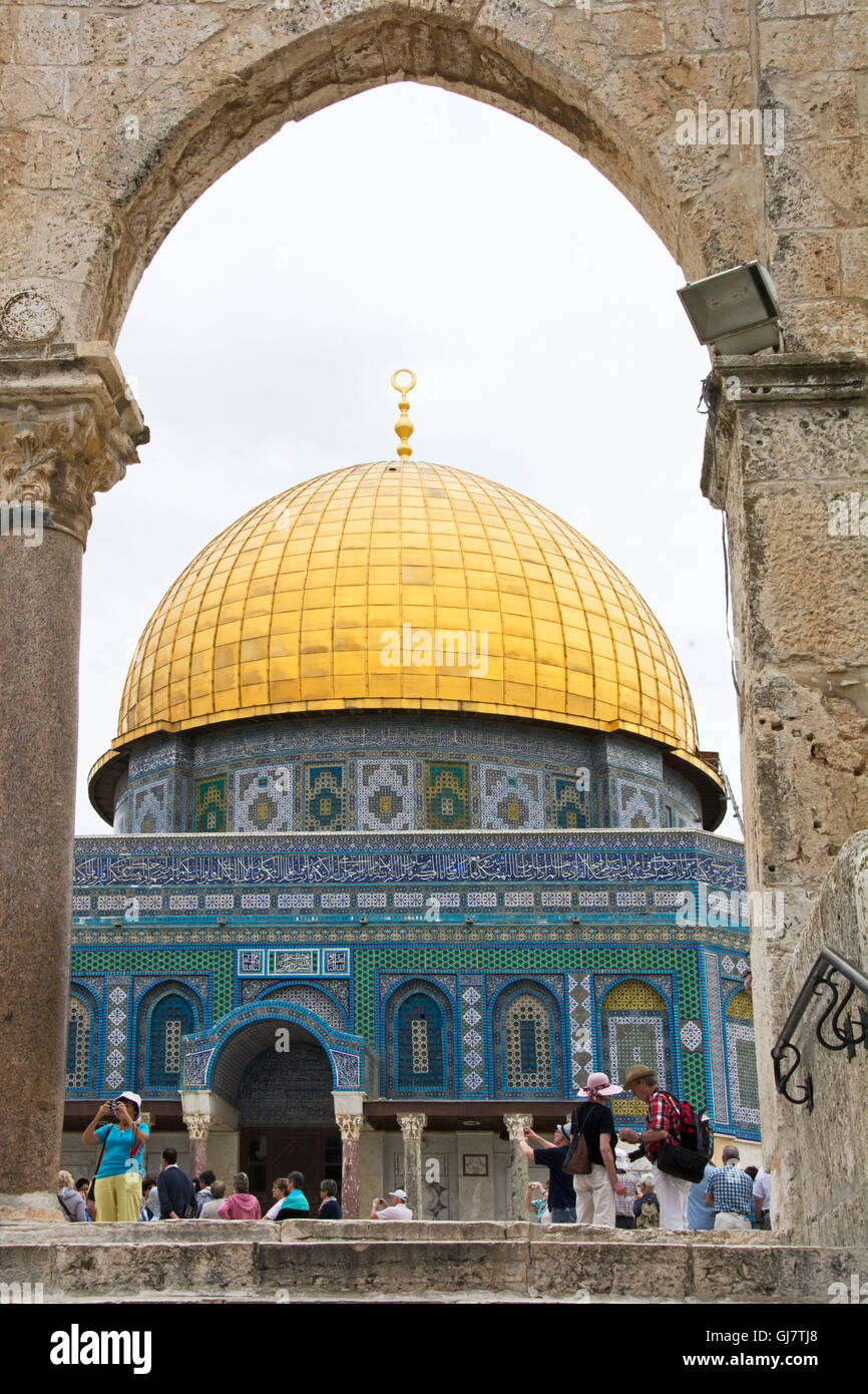 Israel, Jerusalem, Temple Mount, Dome of the Rock, dome, religion ...