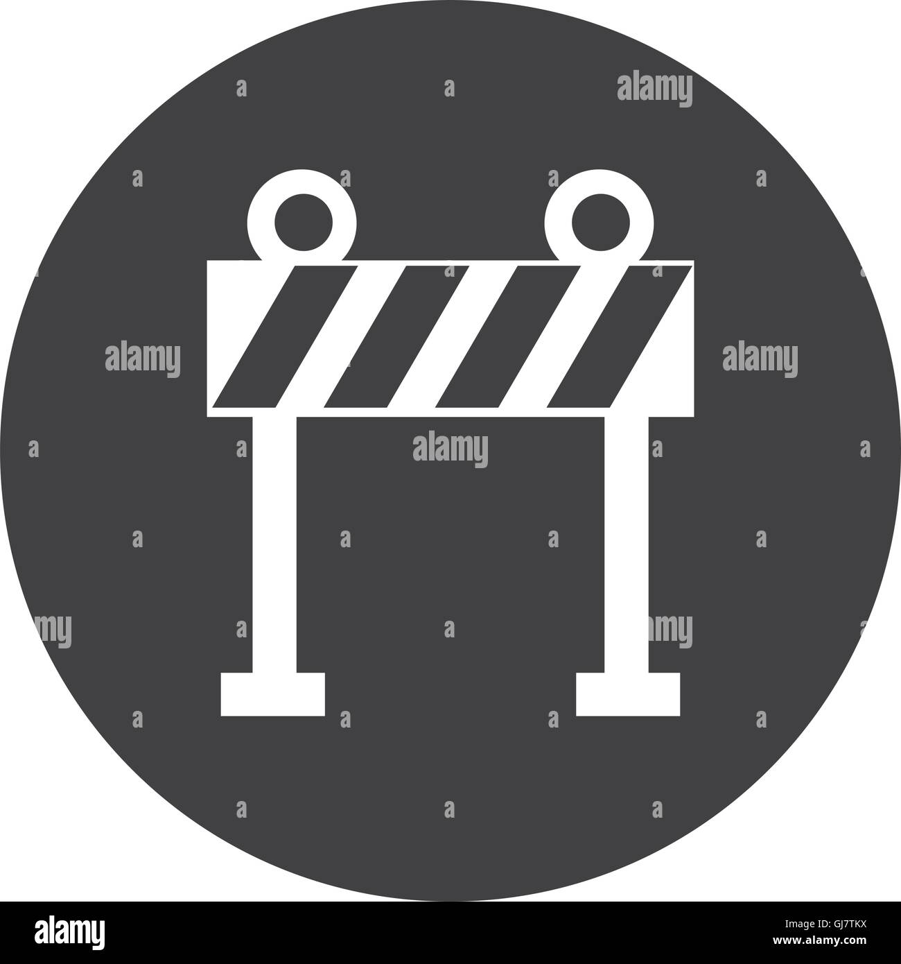 fence light construction icon Stock Vector Image & Art - Alamy