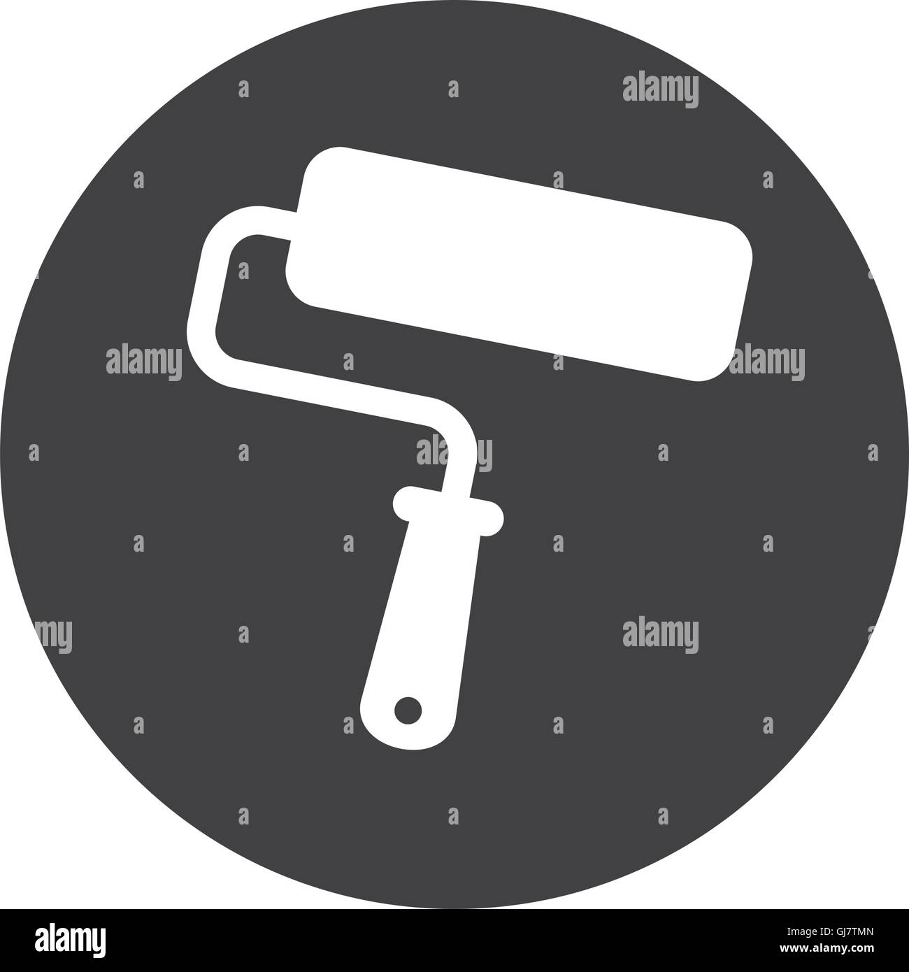 roller tool construction icon Stock Vector Image & Art - Alamy