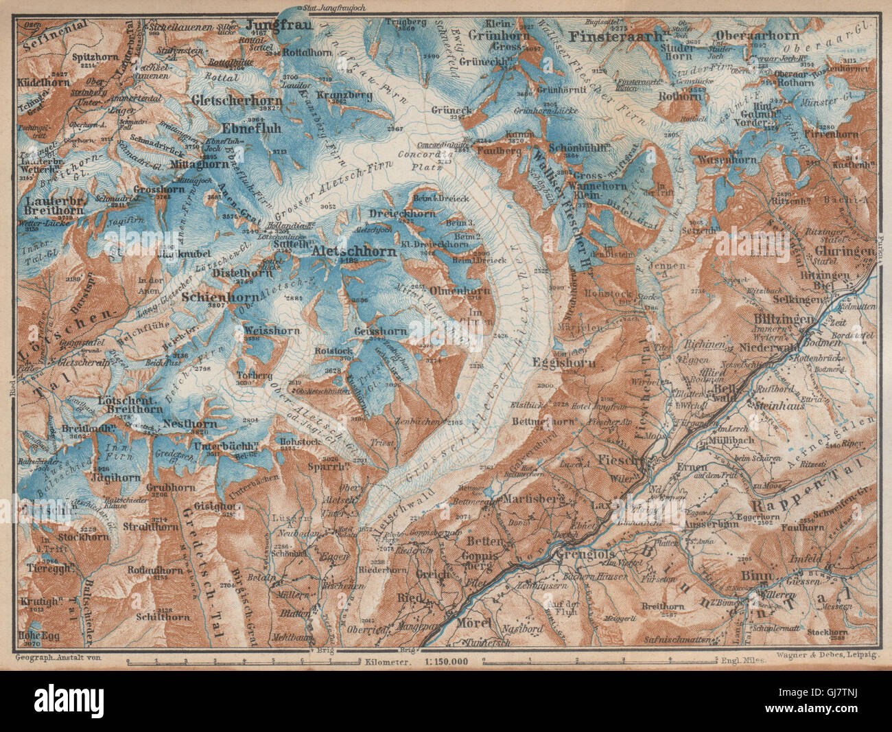 Jungfrau map hi-res stock photography and images - Alamy