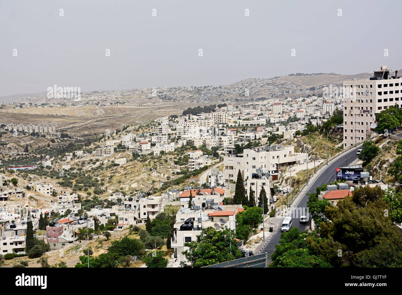 West Bank, Bethlehem, home town of Jesus, cityscape, scenery, houses ...