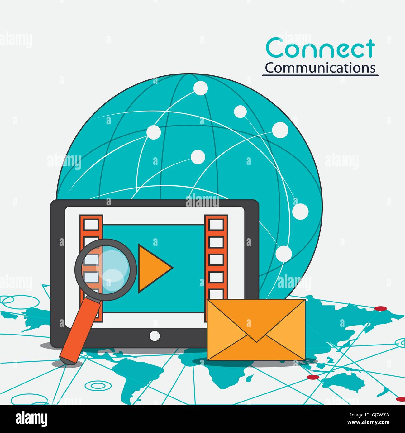 connect communications social network icon Stock Vector Image & Art - Alamy