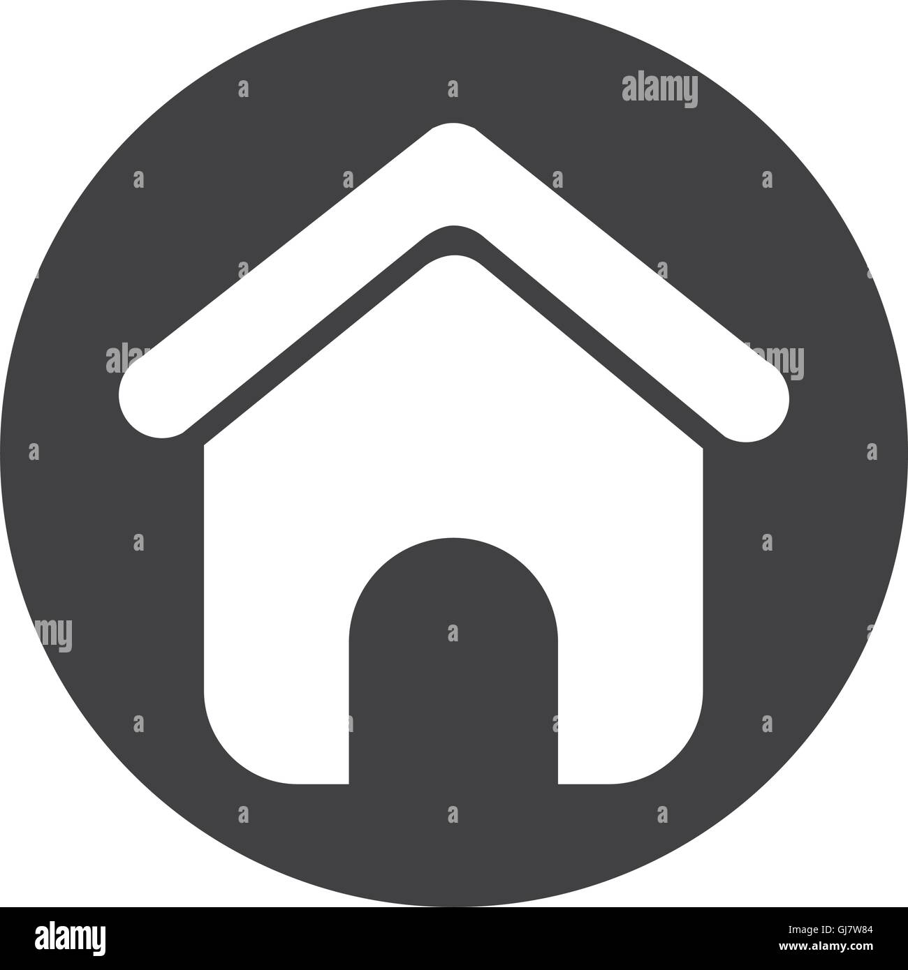 house home silhouette isolated icon Stock Vector Image & Art - Alamy